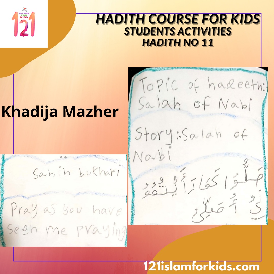 Hadith No 15| Topic Of Hadith-Prayer Of Nabi| » 121 Islam For Kids
