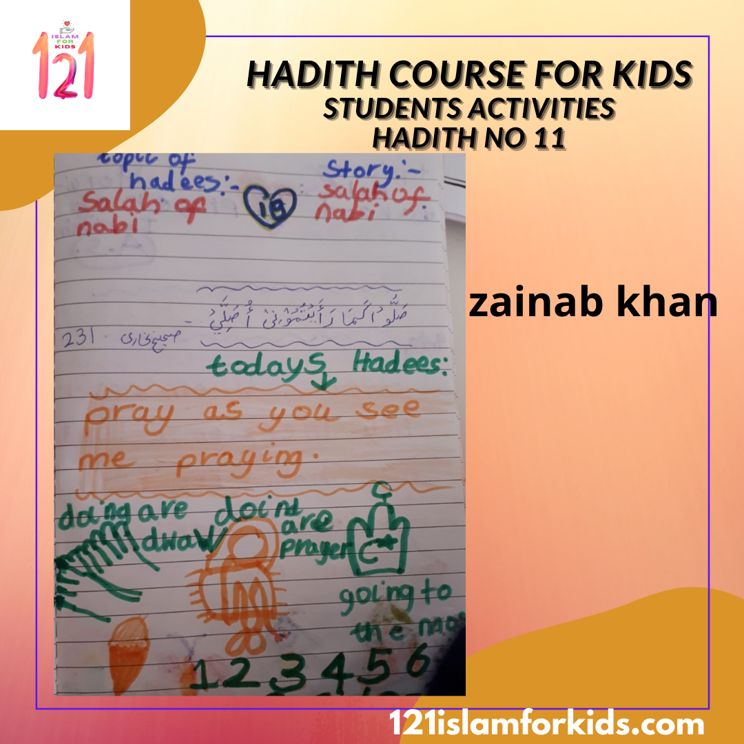 Hadith No 15| Topic Of Hadith-Prayer Of Nabi| » 121 Islam For Kids