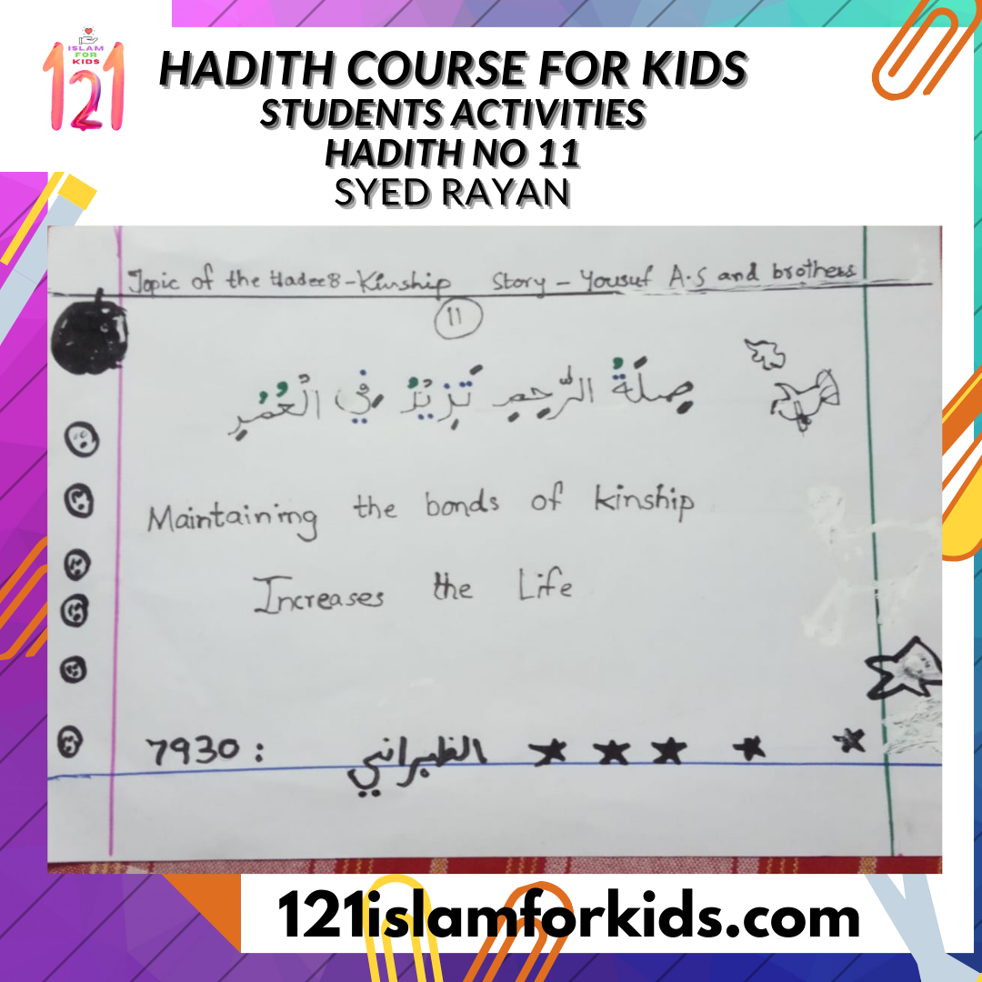 30 short Hadiths for children - Hadees - 121 Islam for Kids