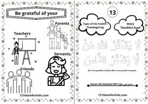 Short Story For Kids With Worksheet To Teach Gratefulness 14