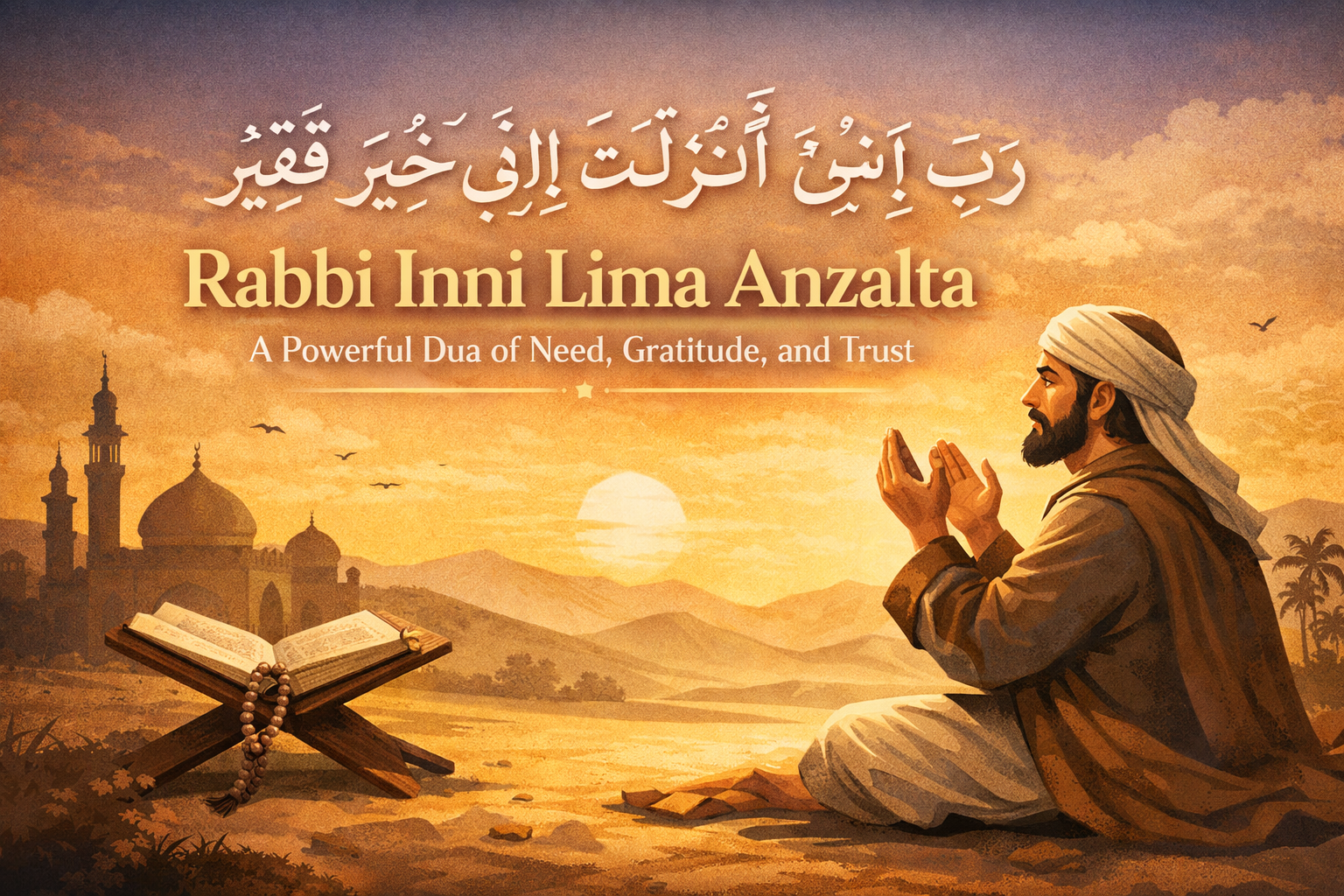 Rabbi Inni Lima Anzalta Dua – Meaning, Arabic Text & Benefits